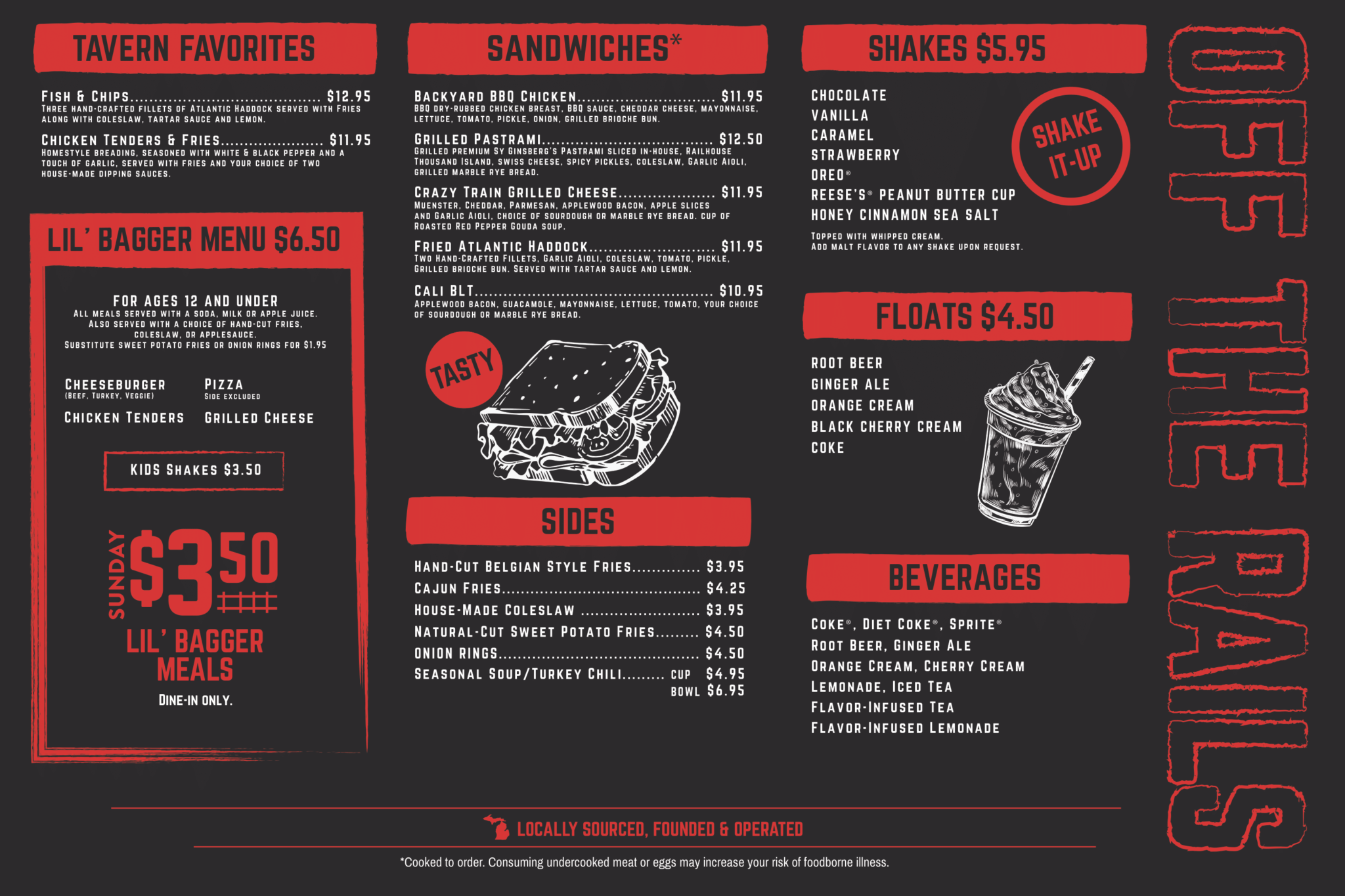 BR MENU – Bagger Daves